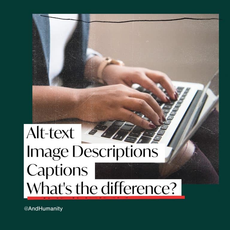 Alt-text, Image Descriptions, and Captions | What's the difference ...
